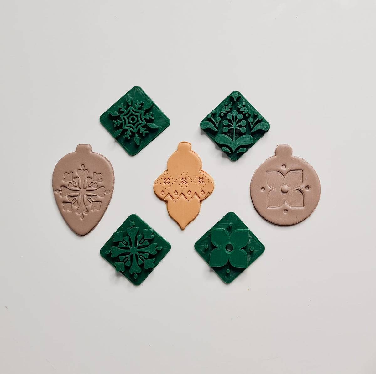 Snowflake Polymer Clay Embosser – Clay Craze Studio